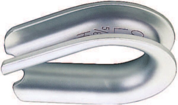 Crosby Stainless Steel Extra Heavy Wire Rope Thimble, 5/16" Wire Size ...