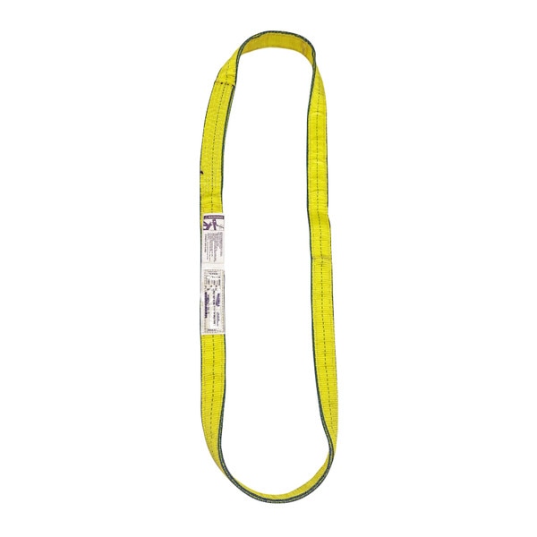 Mazzella 2" x 3' Long 1-Ply Endless Flat Web Sling, 6,400 lbs. Vertical ...